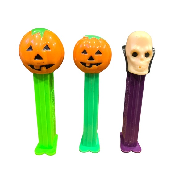 PEZ | Other | Vintage Dr Skull Skeleton 97s Pumpkin Jack Olantern ...